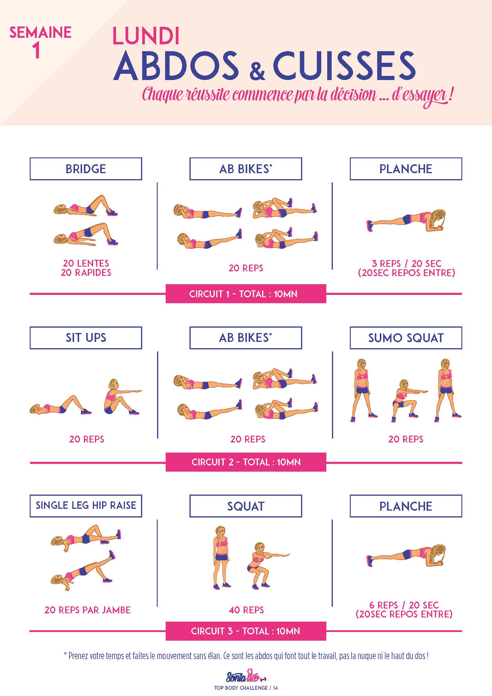 Sonia Tlev et le top body challenge ! - Le site entorse.org fait pour ...